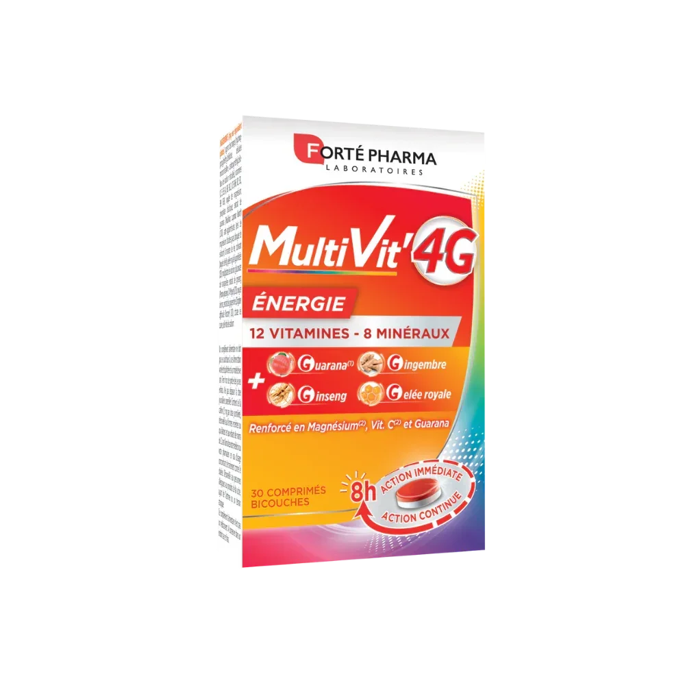 Multivit’4G Énergie, formule quotidienne
