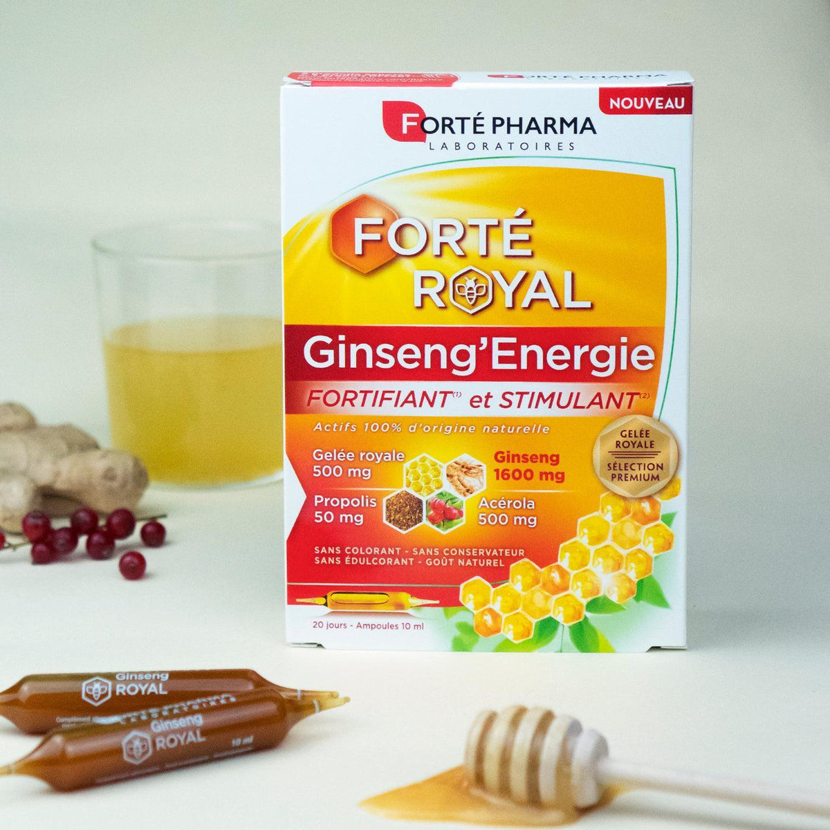 Forté Royal Ginseng'Energie - Produit de la ruche | Forté Pharma