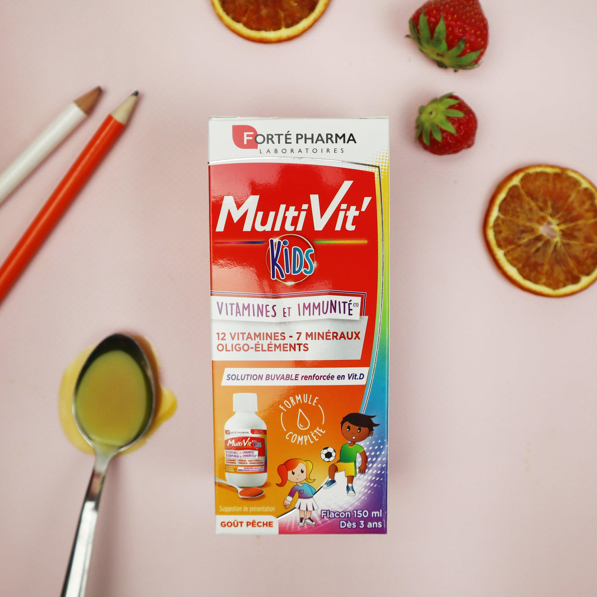 MultiVit'Kids Solution buvable - Immunité et vitamines | Forté Pharma